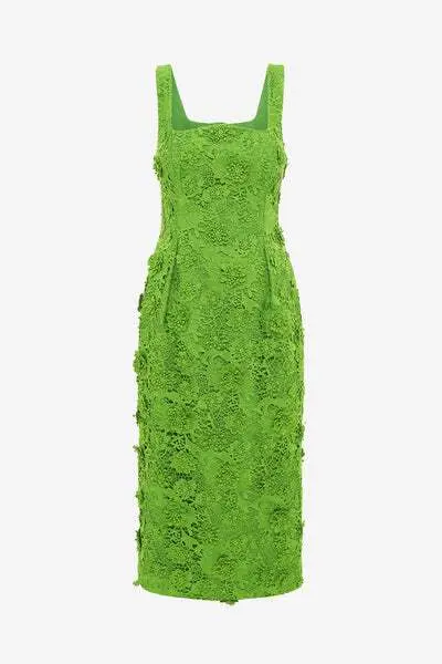 LEO LIN Larissa Lace Midi Dress