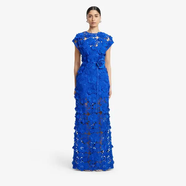 LEO LIN Alena Lace Maxi Dress