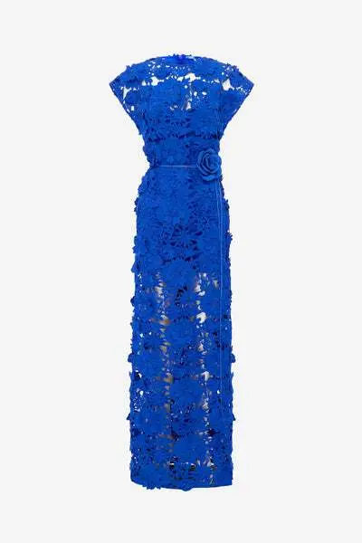 LEO LIN Alena Lace Maxi Dress