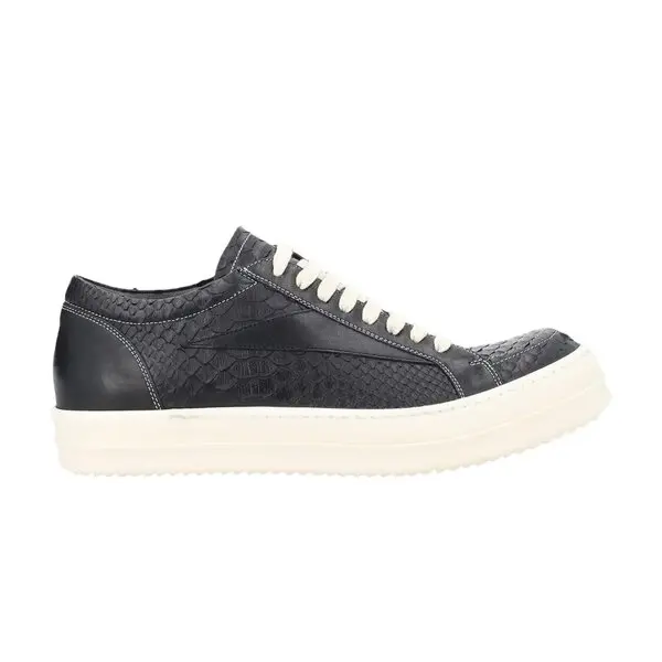 Rick Owens Concordians Vintage Low Python - Black