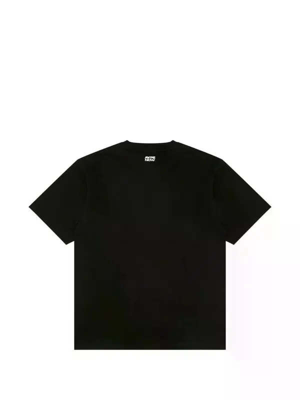 AAPE BY *A BATHING APE Logo-appliqué T-shirt - Black