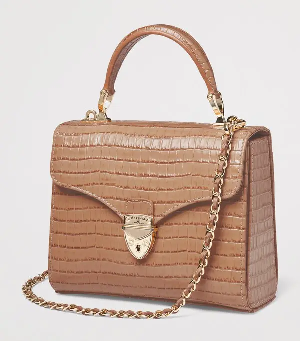 ASPINAL OF LONDON Midi Mayfair Top-handle Bag - Brown