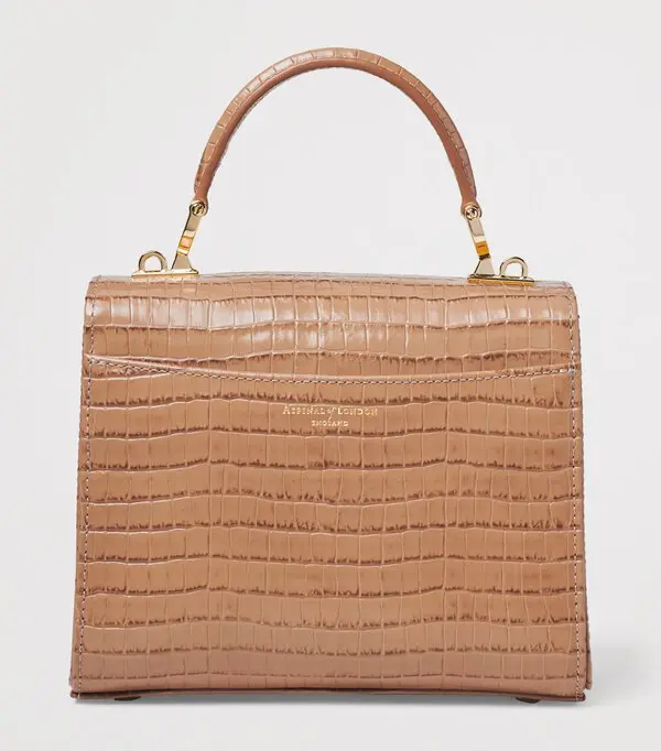 ASPINAL OF LONDON Midi Mayfair Top-handle Bag - Brown