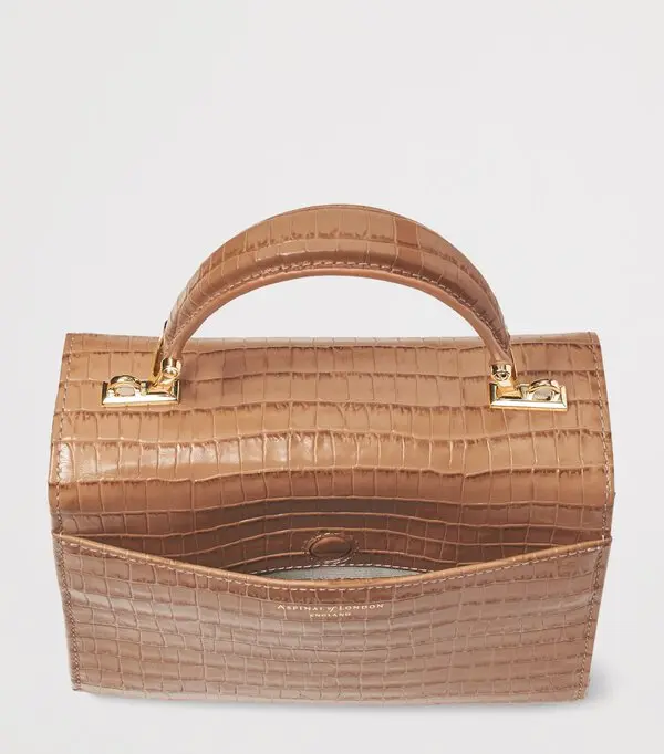 ASPINAL OF LONDON Midi Mayfair Top-handle Bag - Brown
