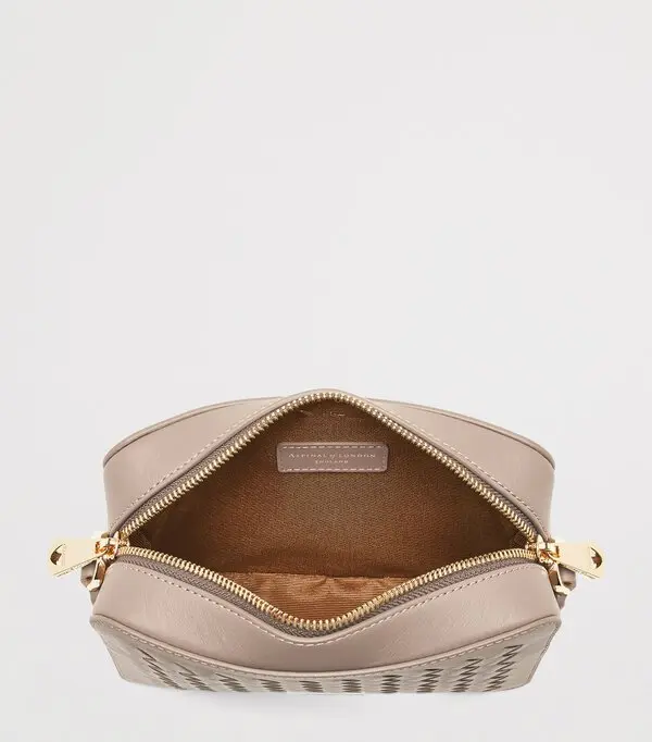 ASPINAL OF LONDON Leather Camera Cross-body Bag