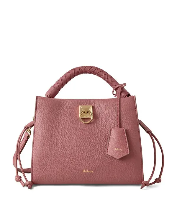 Mulberry Small Leather Iris Shoulder Bag - Pink