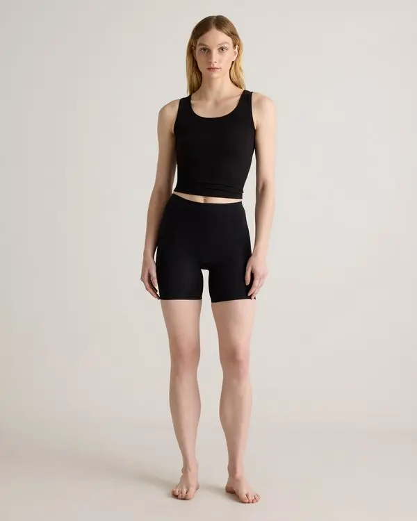 Quince Cooling Slip Shorts - Black
