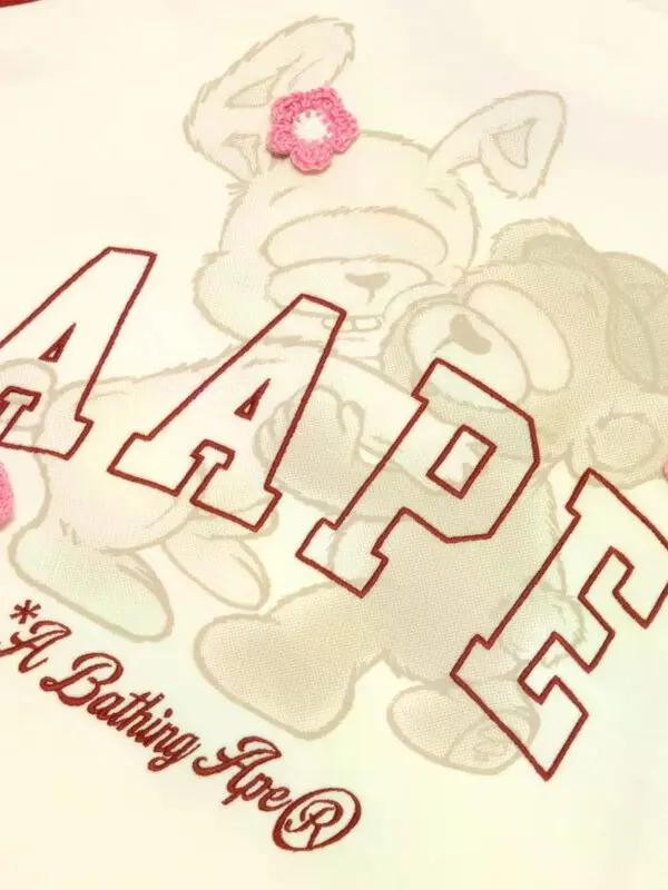 AAPE BY *A BATHING APE Cropped Sweatshirt - Neutrals