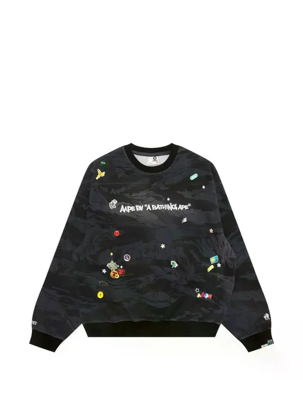 AAPE BY *A BATHING APE Printed Graphic Sweatshirt