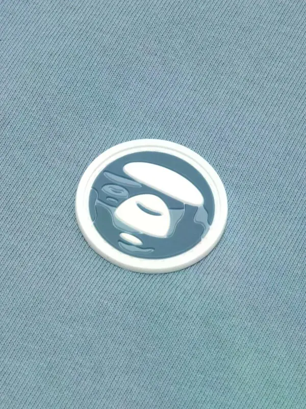 AAPE BY *A BATHING APE Round-neck Logo T-shirt - Blue