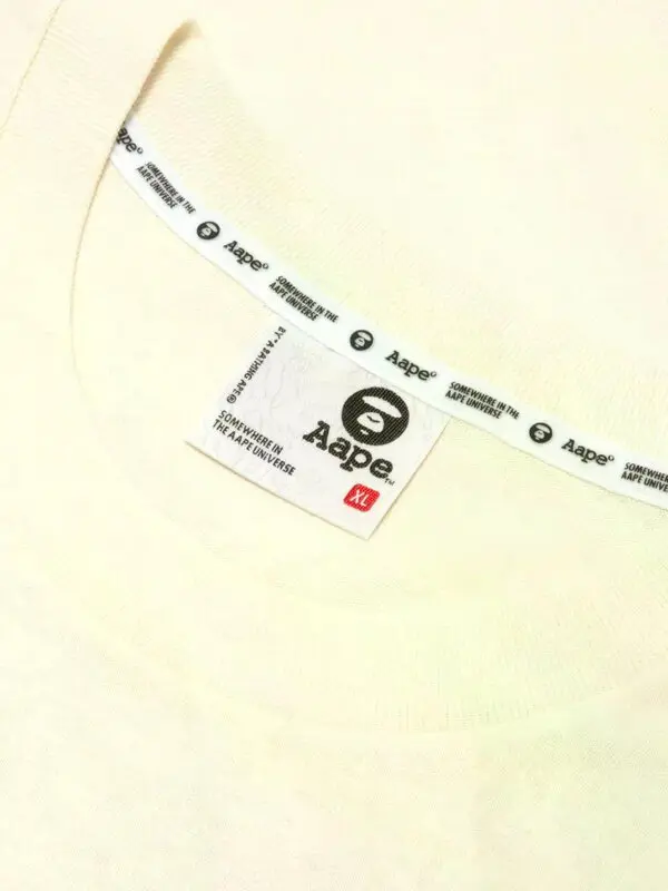 AAPE BY *A BATHING APE Printed T-shirt - Neutrals