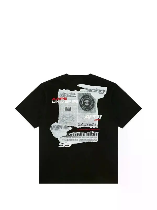 AAPE BY *A BATHING APE Graphic Crew-neck T-shirt