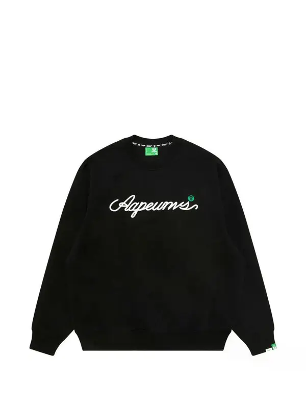 AAPE BY *A BATHING APE Logo-embroidered Crewneck Sweatshirt