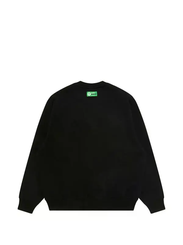AAPE BY *A BATHING APE Logo-embroidered Crewneck Sweatshirt