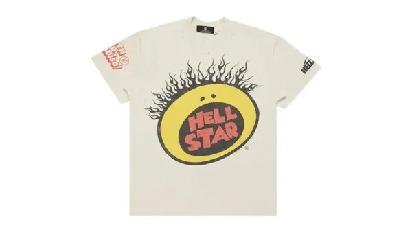 HELLSTAR Slime All That T-shirt - Cream