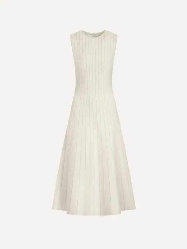 Oscar De La Renta Sleeveless Ottoman Knit Dress