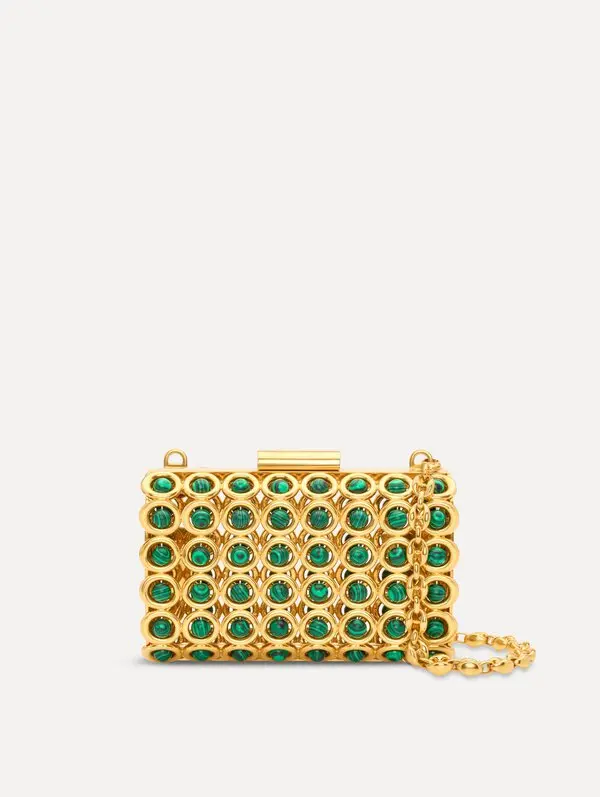 Oscar De La Renta Mini Saturn Minaudire