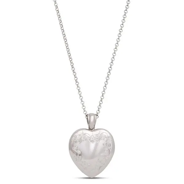 Benbridge Sterling Silver Heart Locket Necklace - Ss