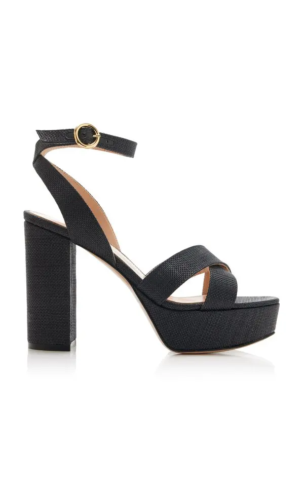 GIANVITO ROSSI Sabrina Platform Sandals - Black