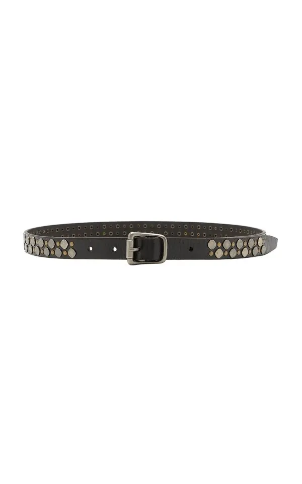 LEMAIRE Rio Studded Belt - Brown