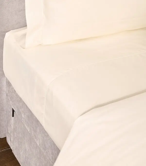Harrods Chester Oxford Pillowcase Pair - Ivory
