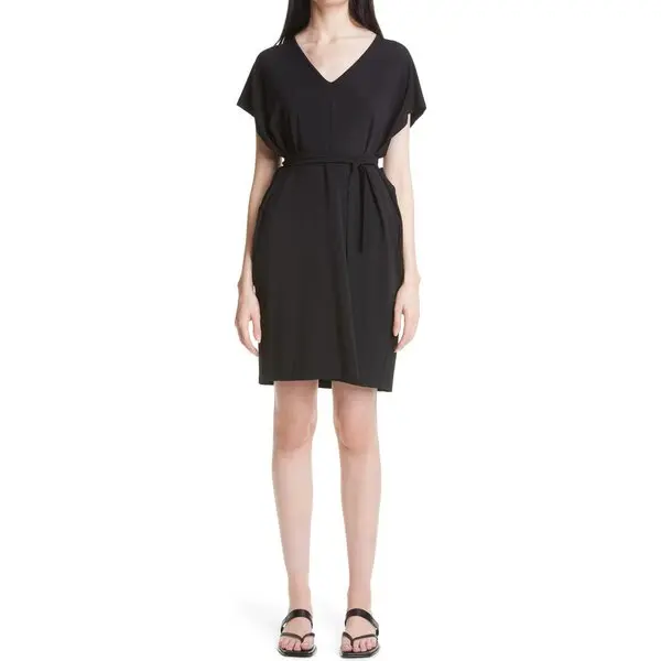 Max Mara Pavento Jersey Cover-up Minidress - Black