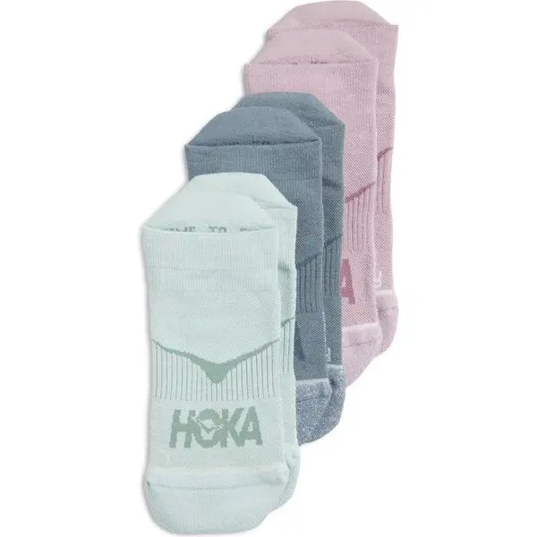 HOKA® Run No-show Socks - Sage/slate Blue