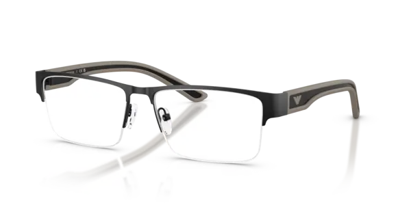 Emporio Armani Ea1182 Eyeglasses - Rubberized Matte Black