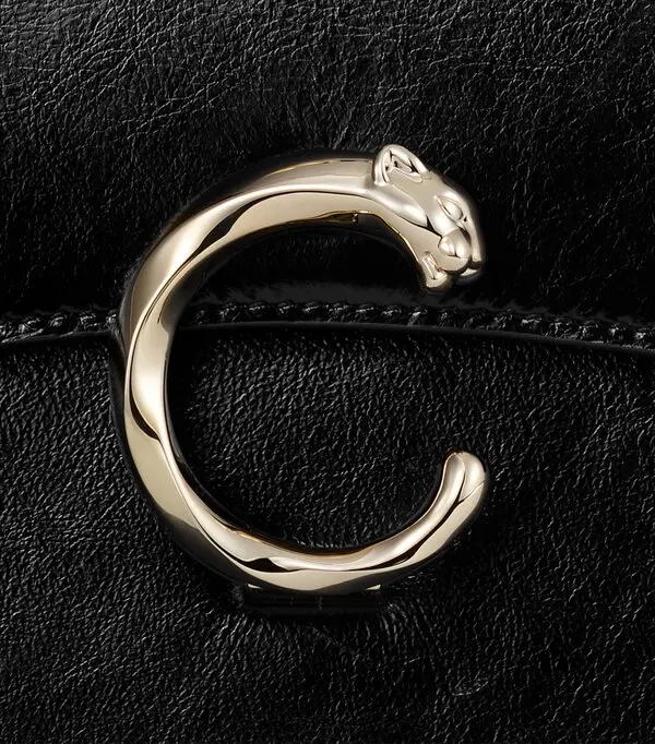 Cartier Panthère De Mini Top-handle Bag - Black