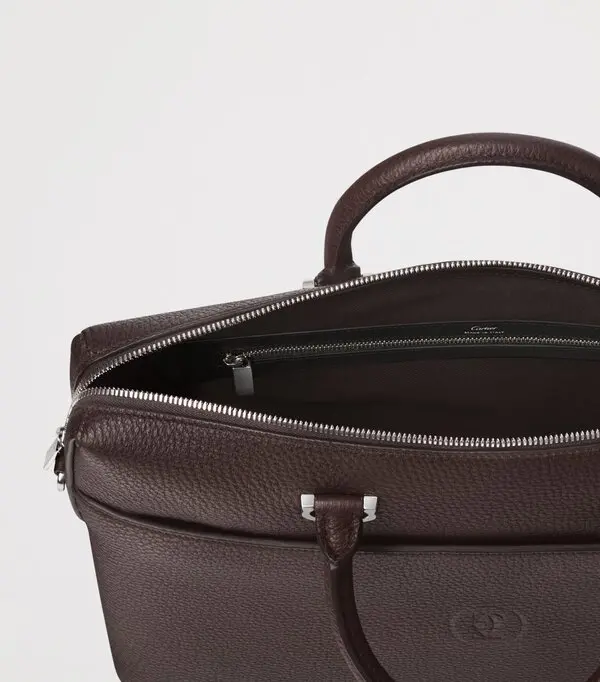 Cartier Leather Must De Briefcase - Brown