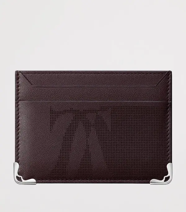 Cartier Leather Must De Card Holder