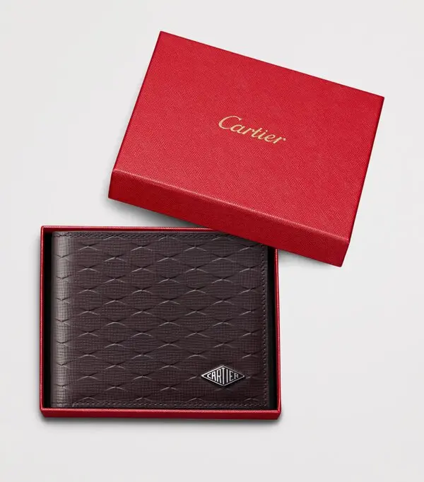 Cartier Leather Losange Wallet - Black