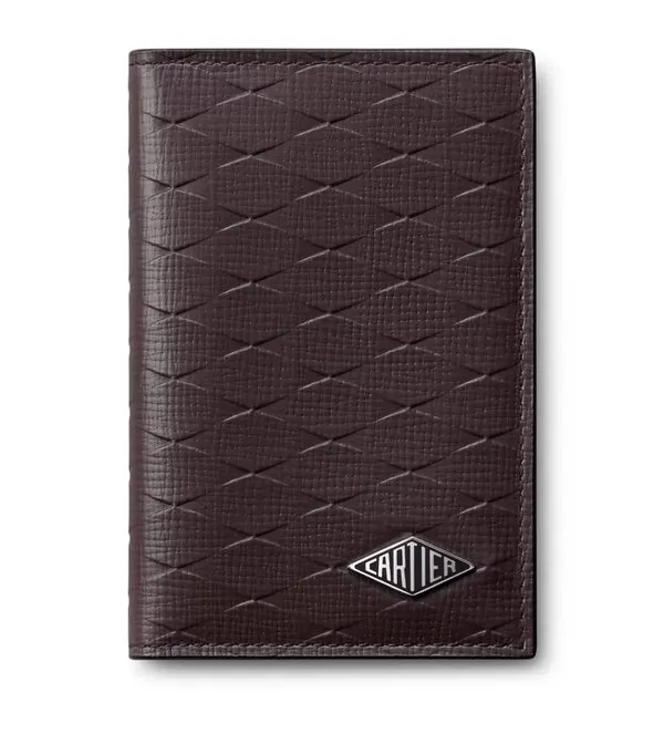 Cartier Leather Losange Card Holder - Black
