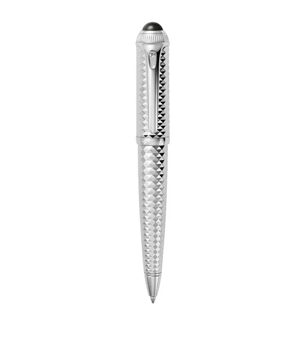 Cartier Roadster De Ballpoint Pen - Silver