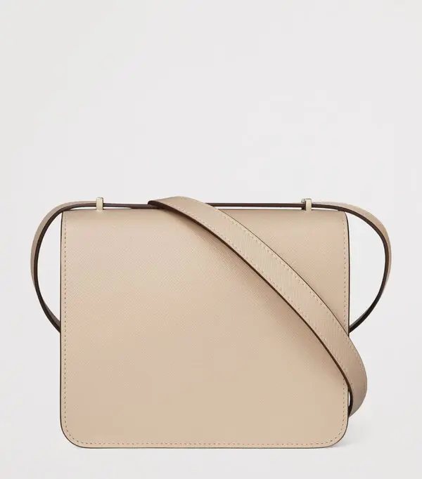 Cartier Mini Leather C De Shoulder Bag - Beige