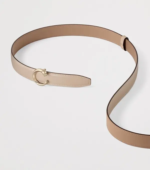Cartier Medium Panthère De Leather Belt
