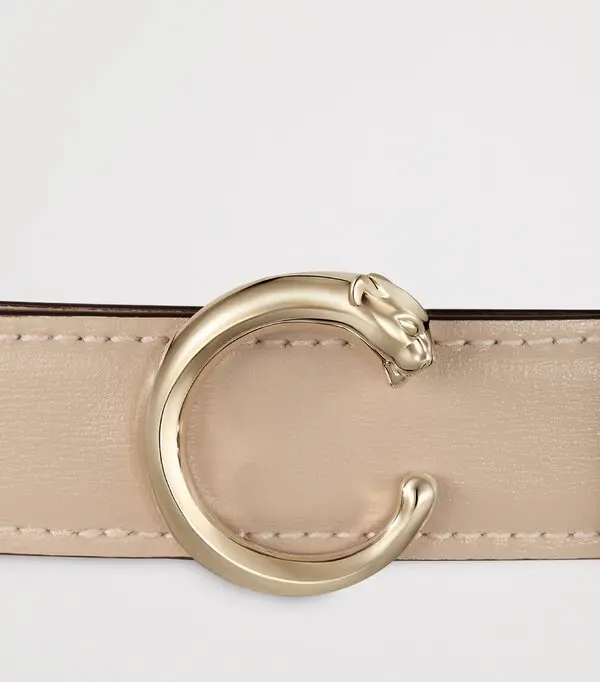 Cartier Medium Panthère De Leather Belt