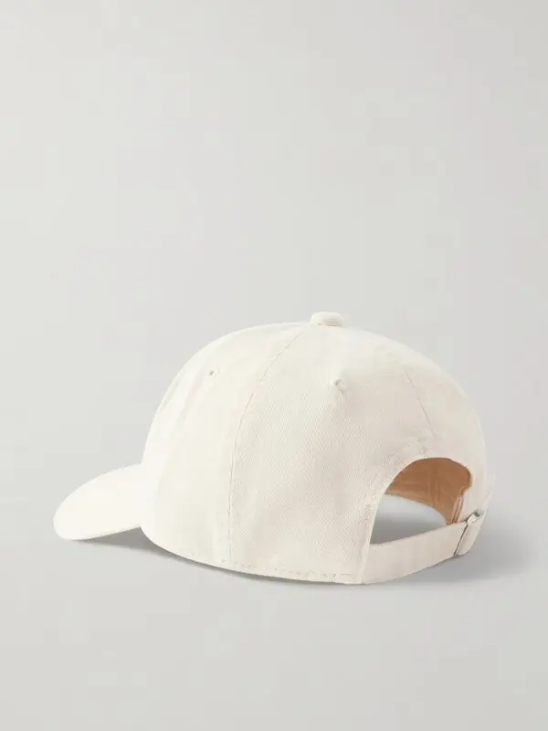 TOTEME Embroidered Organic Cotton-twill Baseball Cap