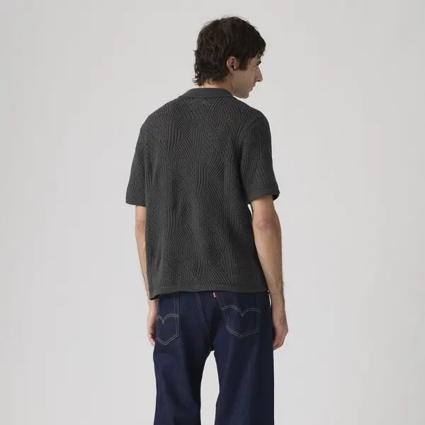 LEVI'S Sweater Camp Shirt - Dark Phantom