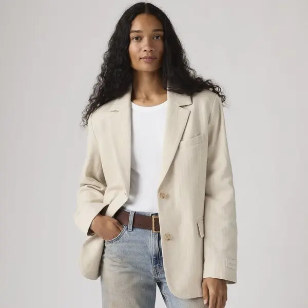 LEVI'S Stella Relaxed Blazer - Herringbone