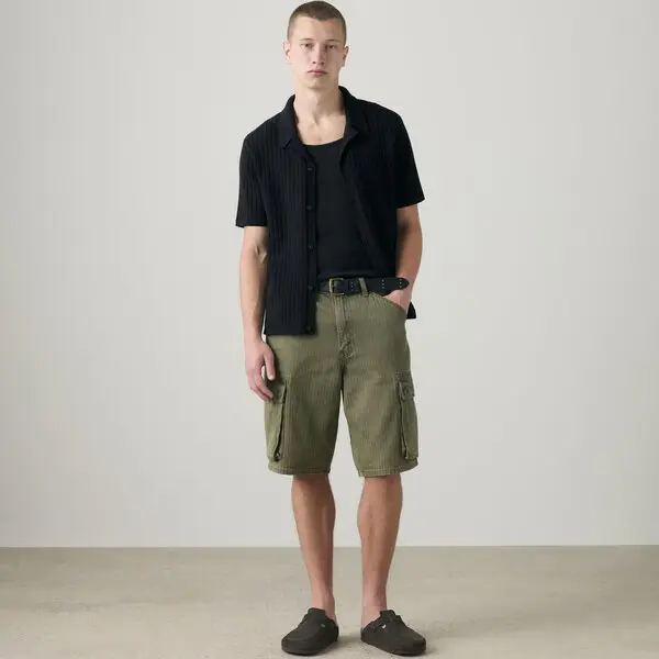 LEVI'S Costa Knit Camp Shirt - Jet Black
