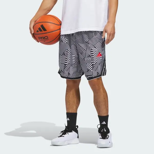 Adidas Crazy Lite Wrap Aop Short - Black