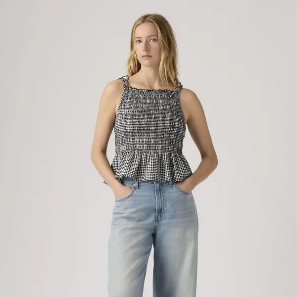 LEVI'S Monaco Blouse - Springtime Dobby Gin