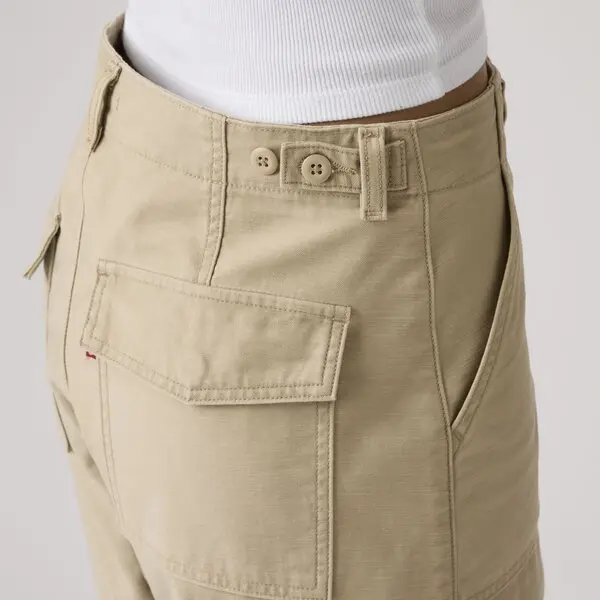 LEVI'S Cinch Utility Lightweight Shorts - White Pepper