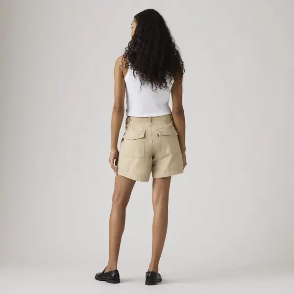 LEVI'S Cinch Utility Lightweight Shorts - White Pepper