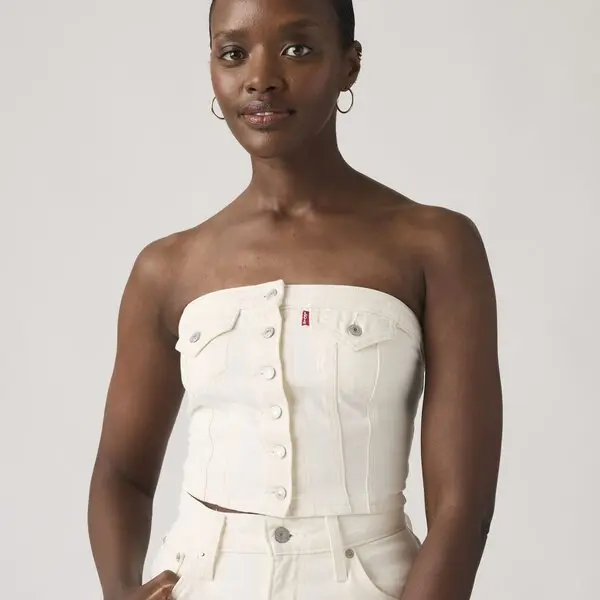 LEVI'S Denim Tube Top - Blank Impact