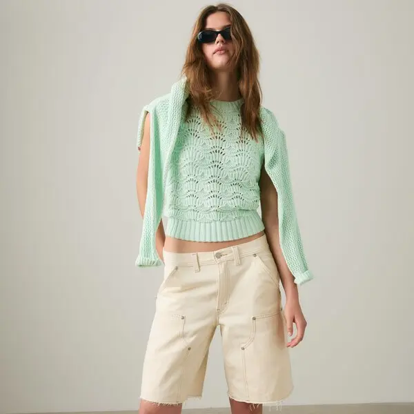 LEVI'S Baggy Dad Utility Denim Shorts