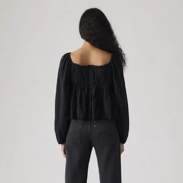 LEVI'S Ottie Long-sleeve Blouse - Anthracite Night