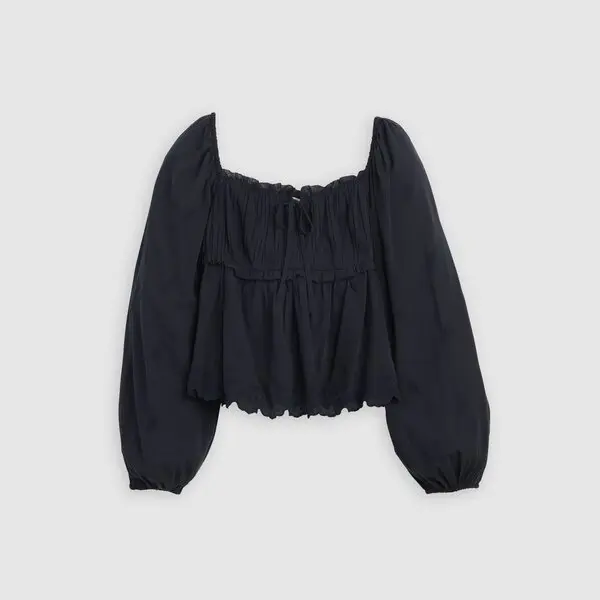 LEVI'S Ottie Long-sleeve Blouse - Anthracite Night