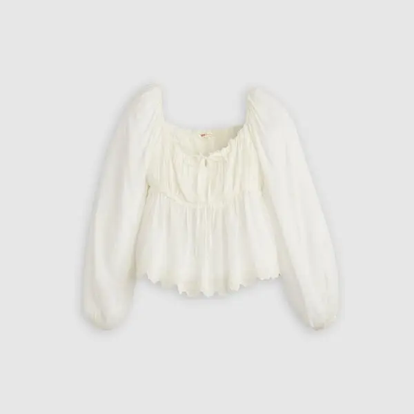LEVI'S Ottie Long-sleeve Blouse - Egret